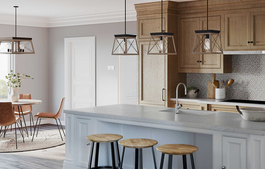 Kitchen Lighting Design for an Open Floor Plan | 1StopLighting