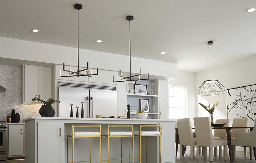 Kitchen Lighting Design for an Open Floor Plan | 1StopLighting
