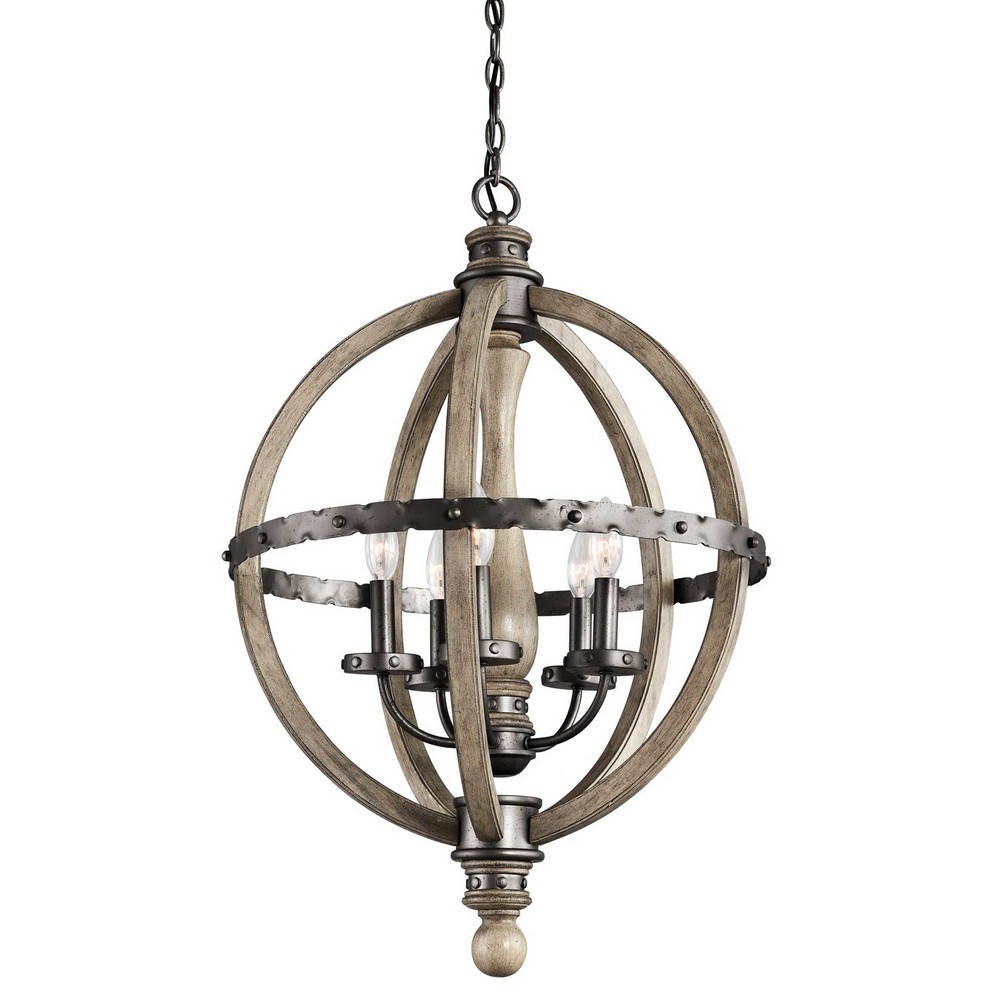 Kichler Lighting 43324DAG Rustic Inspirations - 30 Inches Tall By 20 ...