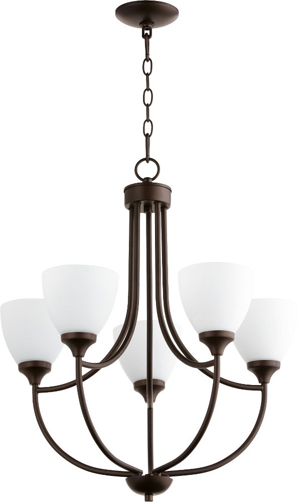Quorum Lighting 6059-5-86 Enclave - 5 Light Chandelier in Quorum Home ...