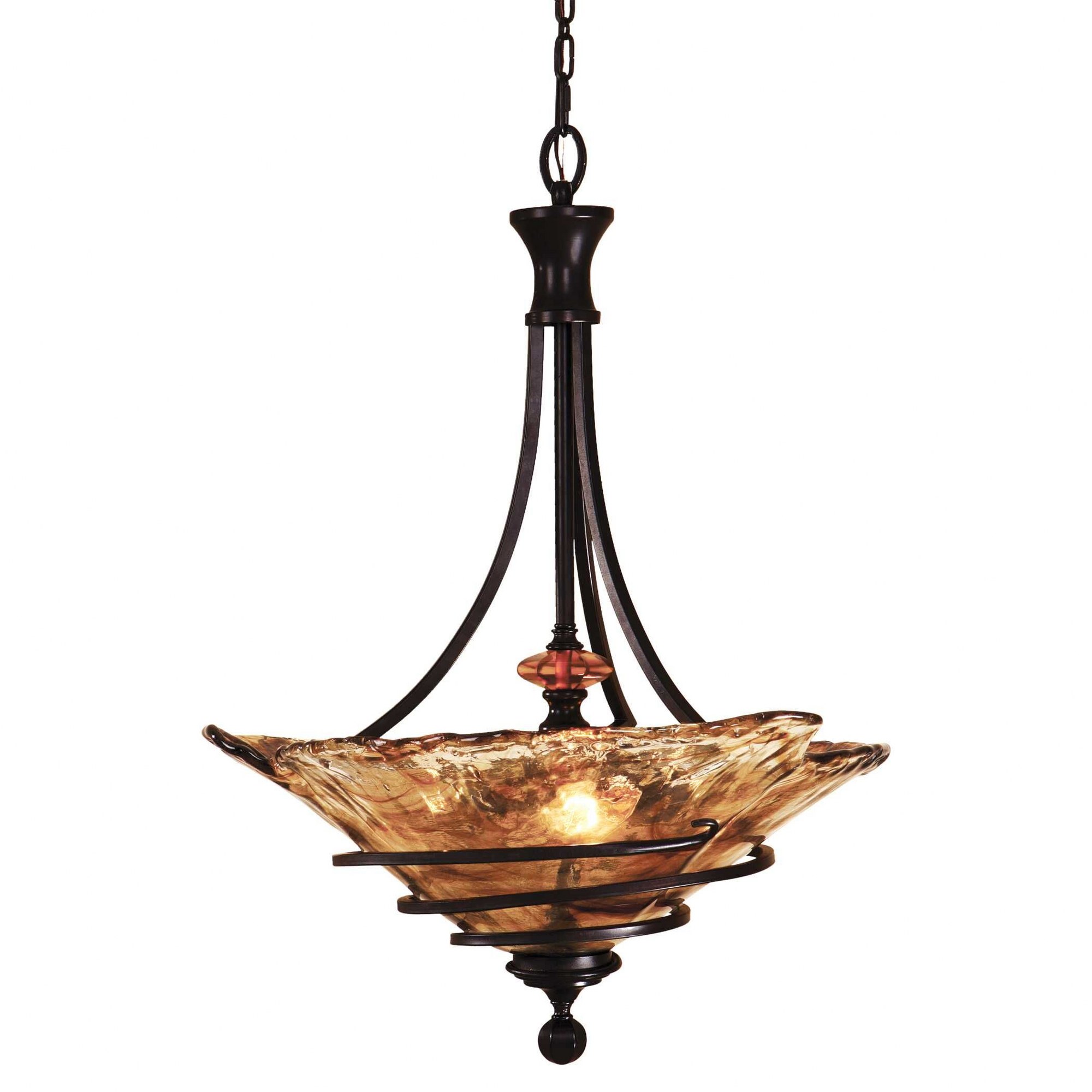Uttermost 21904 Vitalia Pendant 3 Light - 22.25 inches wide by 22.25 ...